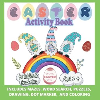 Funny & Happy Easter Coloring and Activity Book for Toddlers and ...