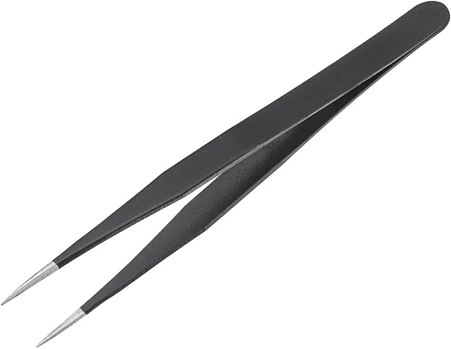 Amazon.com: Tweezers 2pcs Antistatic Harder Stainless Steel Tweezer ...