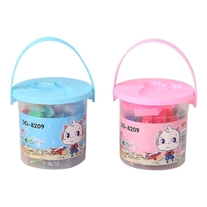 Buy MontyMaestro - Bucket Clay with Moulds-Random Designs(Set of 6 ...