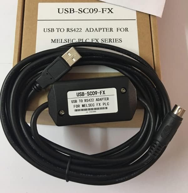 Amazon.com: USB Programming Cable for Mitsubishi PLC FX3U and FX Series ...