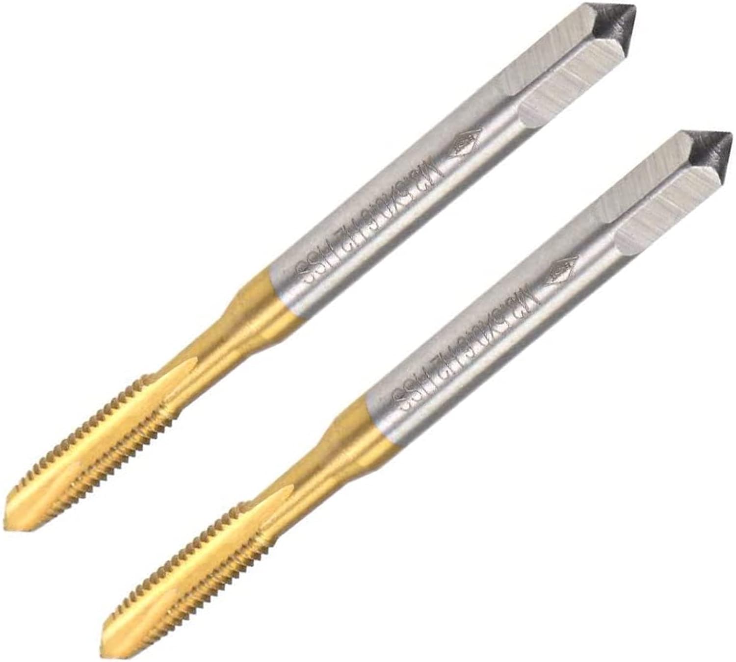 TA-VIGOR 2Pcs M3.5 x 0.6mm Spiral Point Tap with H2 Tolerance, High ...