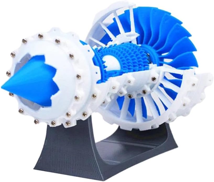 Amazon.com: the PowerMd Jet Engine Model Kit, Turbofan Engine Model Kit ...