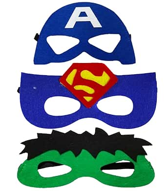 Buy Toy Truffle Super Heroes (Combo of 3 Superhero eye Mask) Eye Mask ...