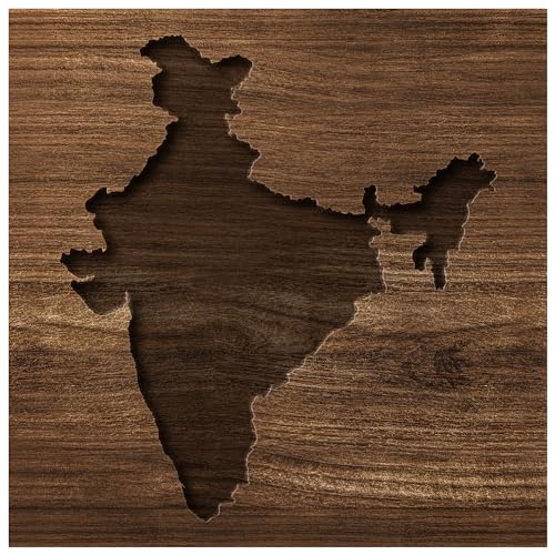 Kayra Decor India Map Stencil for Wall Painting, Art and Craft - Size ...
