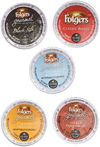 Amazon.com: 20-count K-cup for Keurig Brewers Folgers Coffee Variety ...