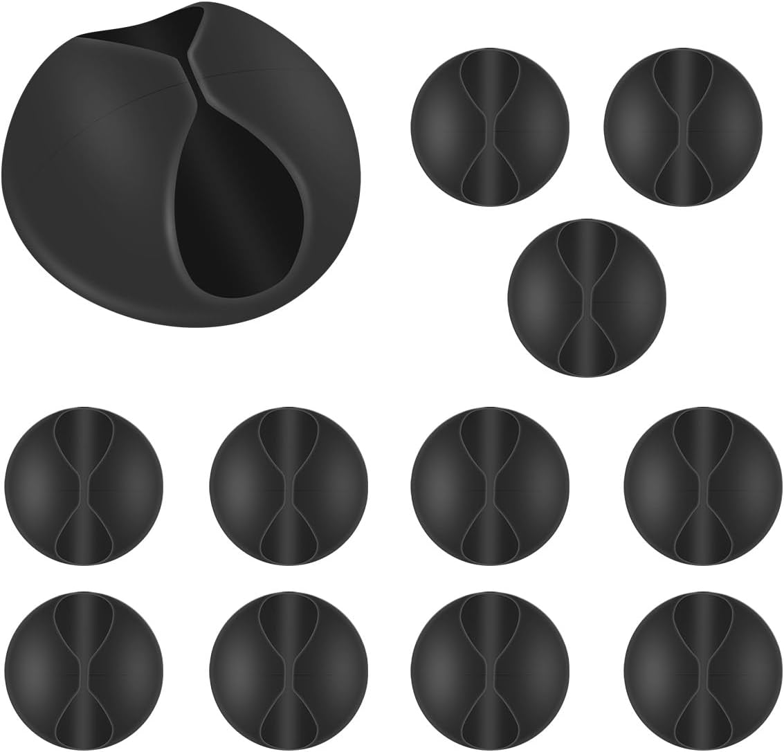 Amazon.com: CHEFBEE 8 Pack Adhesive Cable Clips, Cable Cord Holder ...