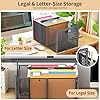 Amazon.com: Modanais Large File Box for Hanging Letter/Legal Size Files ...