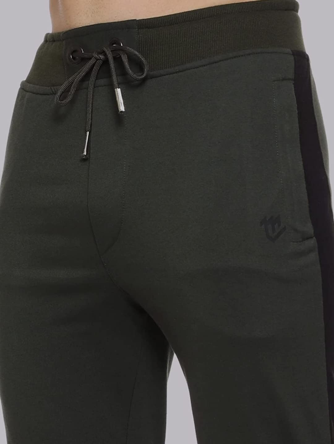 MARK LOUIIS Track Pants for Men: Regular Fit Cotton Blend Lower with 2 ...