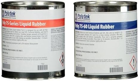 Amazon.com: Polytek 75-60 Liquid Polyurethane Rubber (4lb Kit)