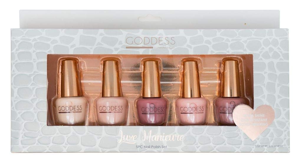 Amazon.com: Manna Kadar Luxe Manicure Nail Polish Set, 5 Count : Beauty ...
