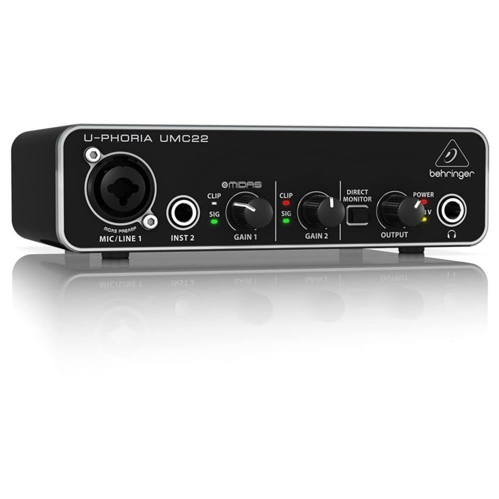 Behringer UMC22 Interface de Áudio USB 2.0 | Amazon.com.br