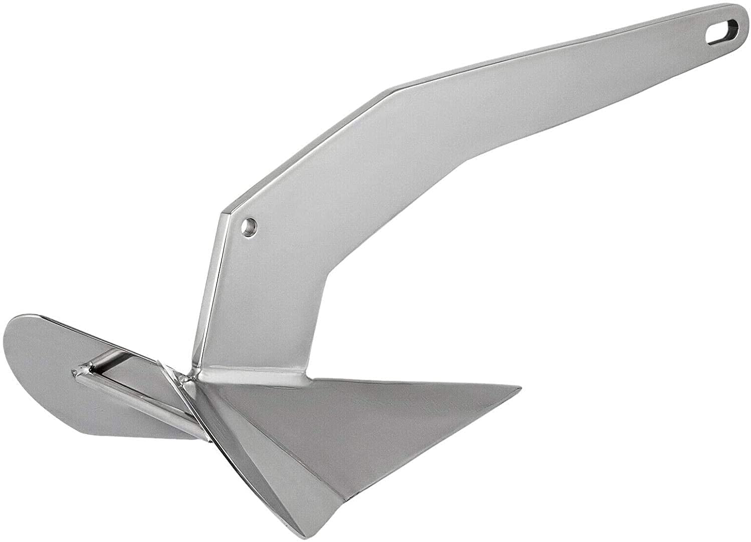 Snapklik.com : 35 Lbs Stainless Steel Delta/Wing Style Boat Anchor ...
