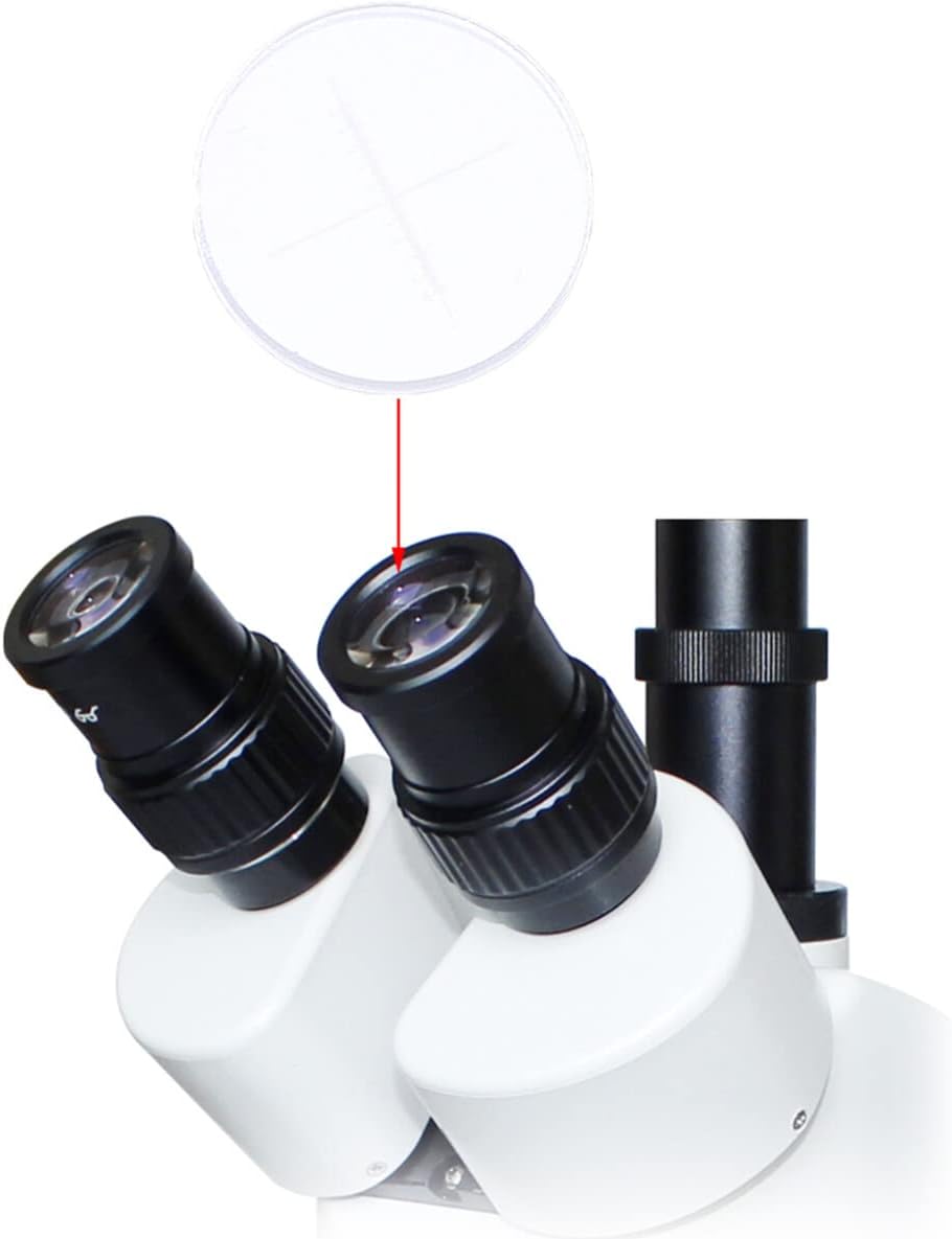 Amazon.co.jp: Baluue Eyepiece Ruler Micrometer Objective Lens ...