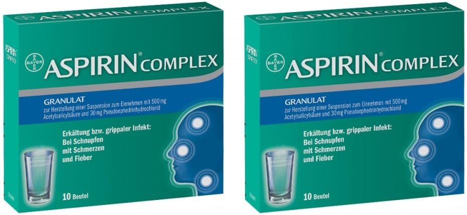 Aspirin Complex Granules | Against Colds and Flu Infections | Triple ...