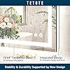 Amazon.com: TETOTE 55 x 30 LED Bathroom Mirror with Frontlit and ...