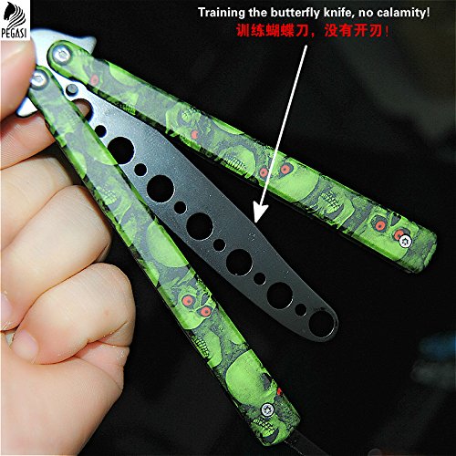 Atoz prime Butterfly Balisong Karambit Folding Not Sharpened Training ...