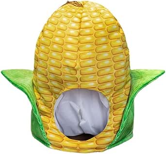 Amazon.com: Yanmcxly Funny Dress Up Hat Cute Corn Headgear Cosplay ...