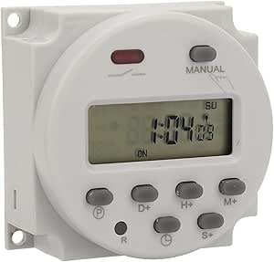 Mini Programmable Timer Switch, 1 Second to 168 Hours, Electronic ...