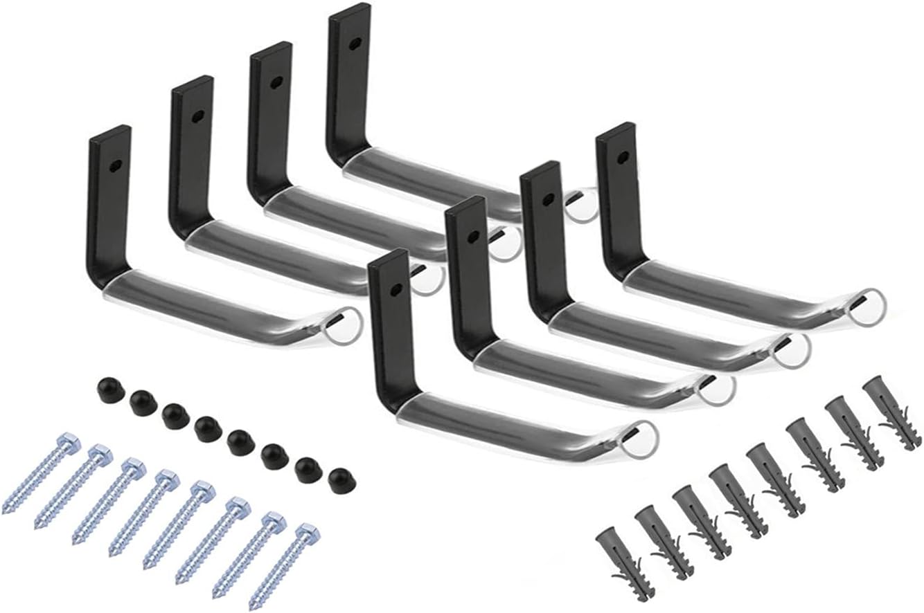 Wall Mount Tire Rack Wheel Hangers Set Space Saving Wheel Storage for ...