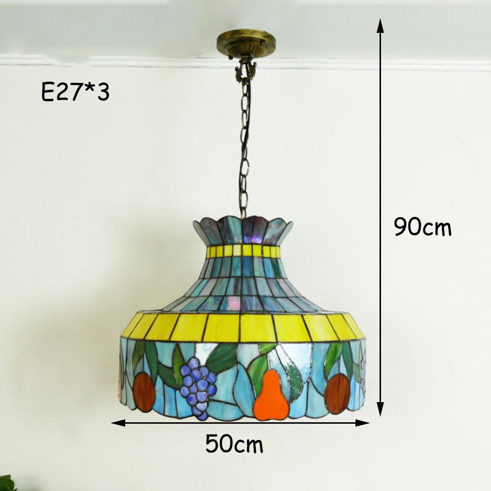 Tiffany Fruit Pendant Lighting Fixtures FSLIVING Tiffany Style Pendant