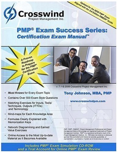 PMP Exam Success Series: Certification Exam Manual with CD-ROM by Tony Johnson (2005-07-05 ...