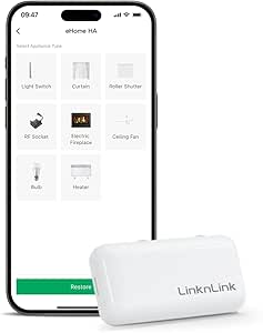 eHome Wi-Fi Smart RF Universal Remote, RF Controller for Light Switch ...