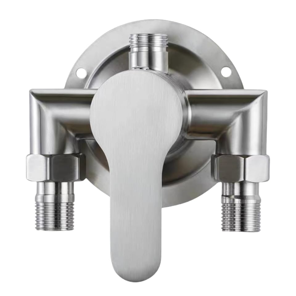 CasaVogue Wall Mounted Shower Control Valve Stainless Steel 304 Exposed ...
