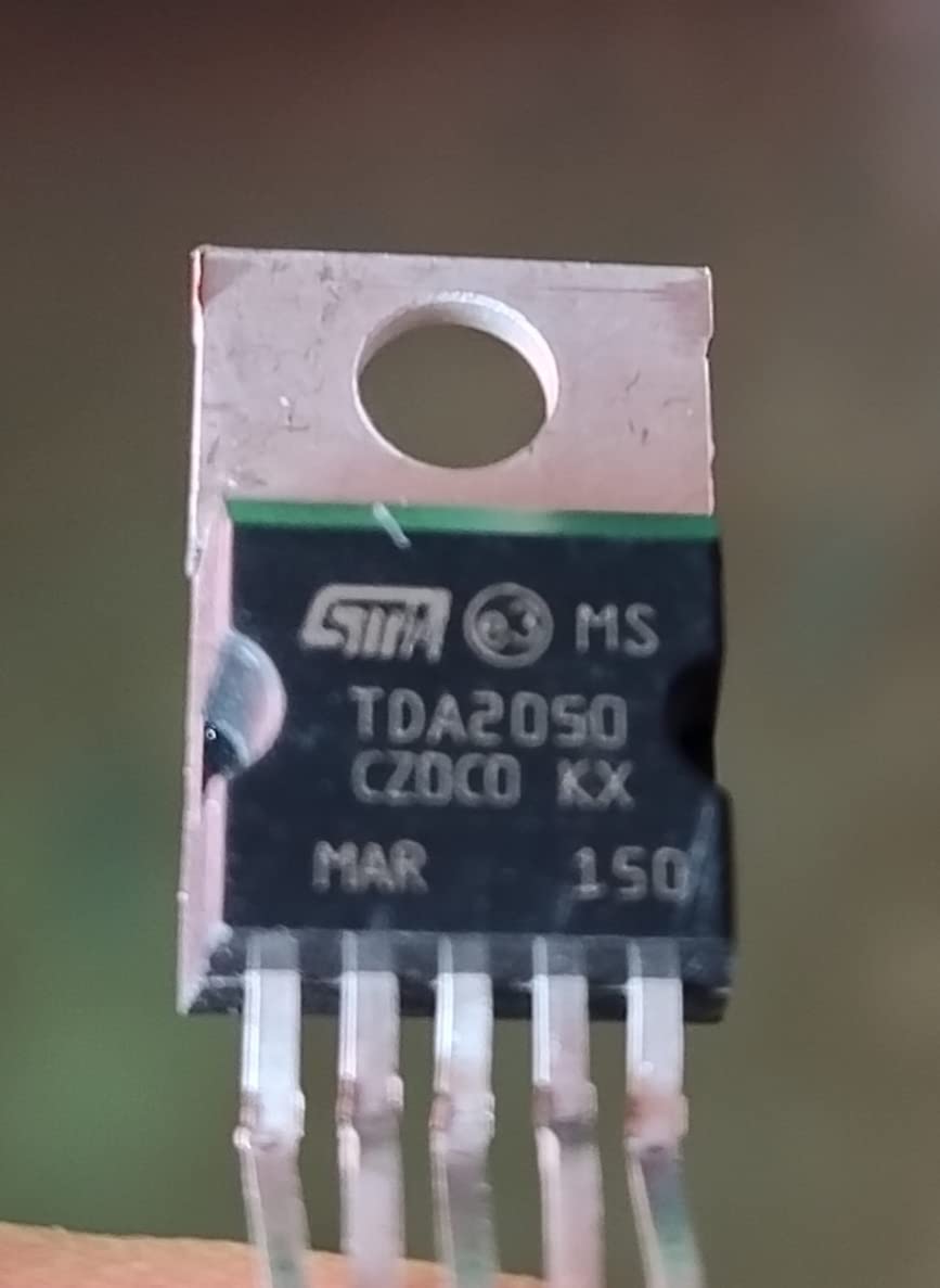 AVS COMPONENTS TDA2050 TDA2050V TO-220 IC ST TO-220 -Pack of 5 PCS : Amazon.in: Electronics