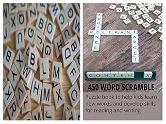 450 WORD SCRAMBLE: Puzzle books to help kids and adults learn new words ...