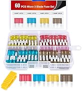 Amazon.com: Nilight 60PCS Micro3 Fuse ATL Car Blade Fuses Assortment ...