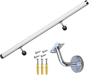Amazon.com: PVC Outdoor Handrails for Exterior Steps, 3ft/4ft/5ft/6ft ...