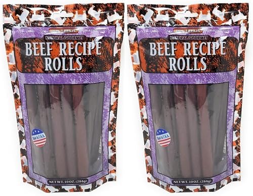 Amazon.com : Trader Joe's Natural Gourmet Beef Recipe Rolls Dog Treat ...