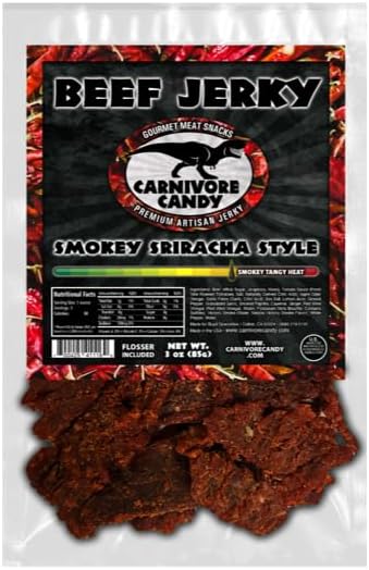 Amazon.com: Carnivore Candy Gourmet Beef Jerky Flavor Sampler - Smoky ...