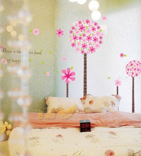 Amazon.com : Wall Decor Removable Decal Sticker - Pandora Flower Tree ...