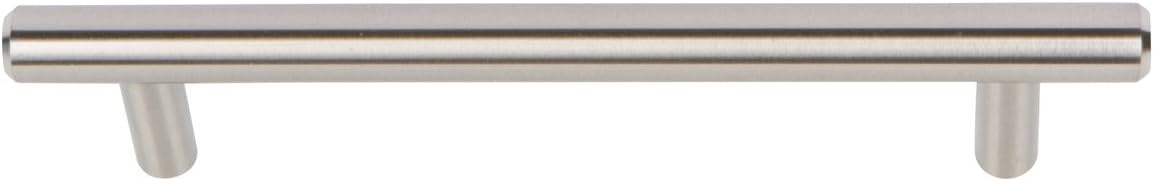 6.5 Inch Length Brushed Nickel Kitchen Cabinet Hardware Bar Pulls 10 ...