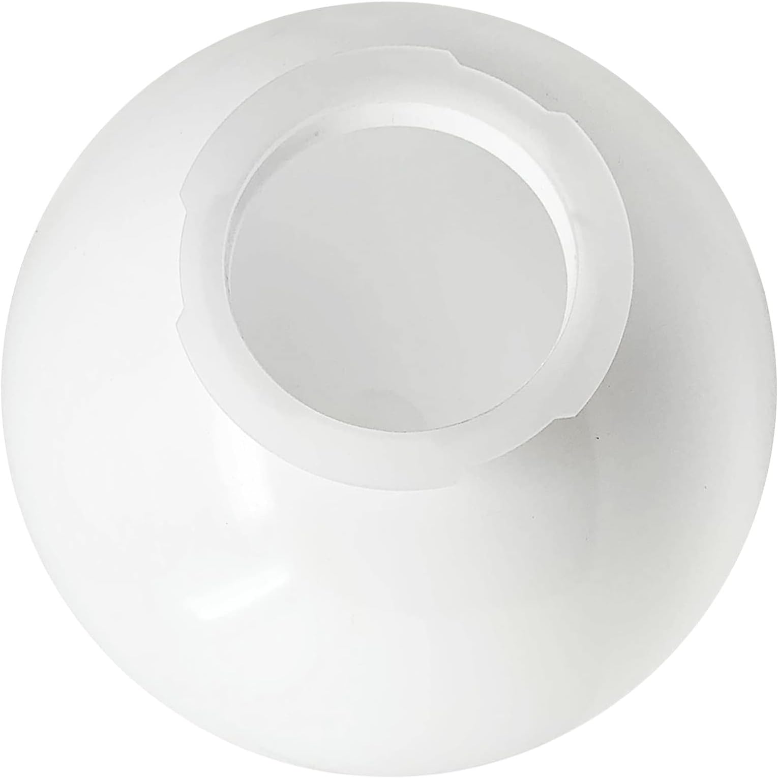 10 in. White Acrylic Globe - 4 in. Extruded Neck Opening - American ...