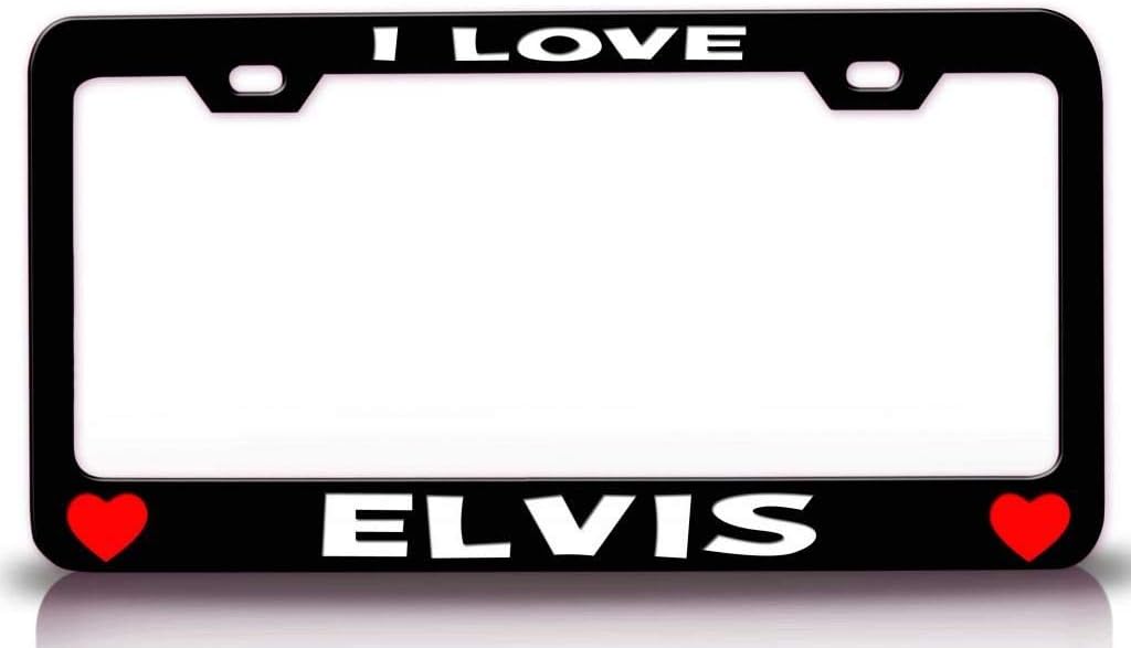 Amazon.com: Elvis License Plate Frame Collage : Automotive