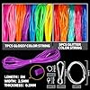 Amazon.com: Fandamei Lanyard String Kit, 12 Colors Plastic Lacing Cord ...