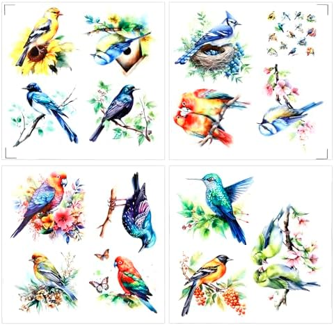 Amazon.com: 15 Sheets Vintage Rub On Transfers for Crafts, 4Pcs Cold ...