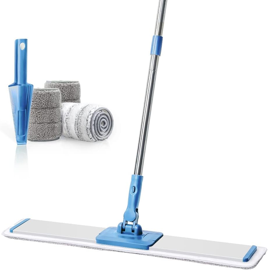 Amazon.com: Real Clean 48 inch Commercial Microfiber Mop Kit : Health ...