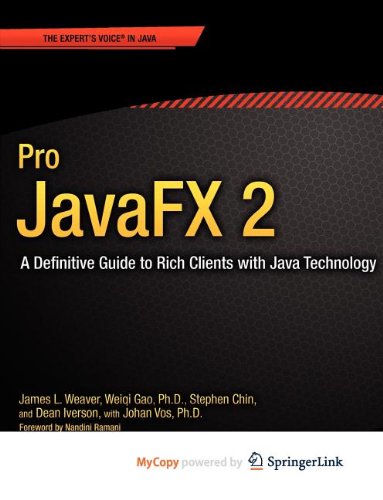Pro JavaFX 2 : Amazon.de: Bücher