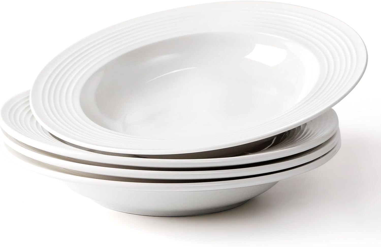 Amazon.com | NUTRIUPS 8Oz Small Pasta Plates Set of 4, 8.5'' Wide ...