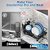 Amazon.com - GAOKASE Dish Drying Rack, Space-Saving Dish Rack, Dish Racks for Kitchen Counter ...