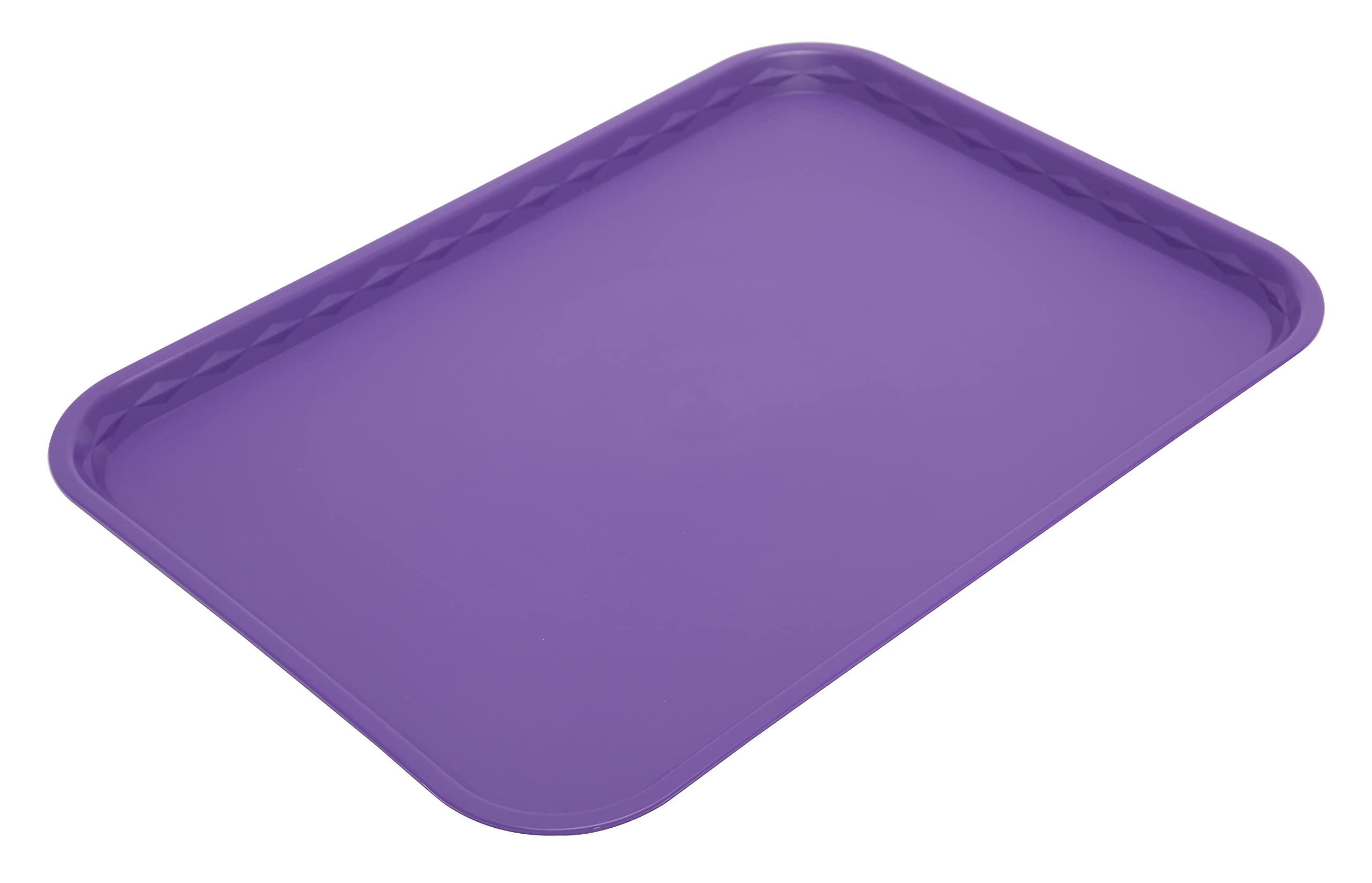 Harfield Flat Serving Tray 41x30cm Purple Polypropylene : Amazon.co.uk ...