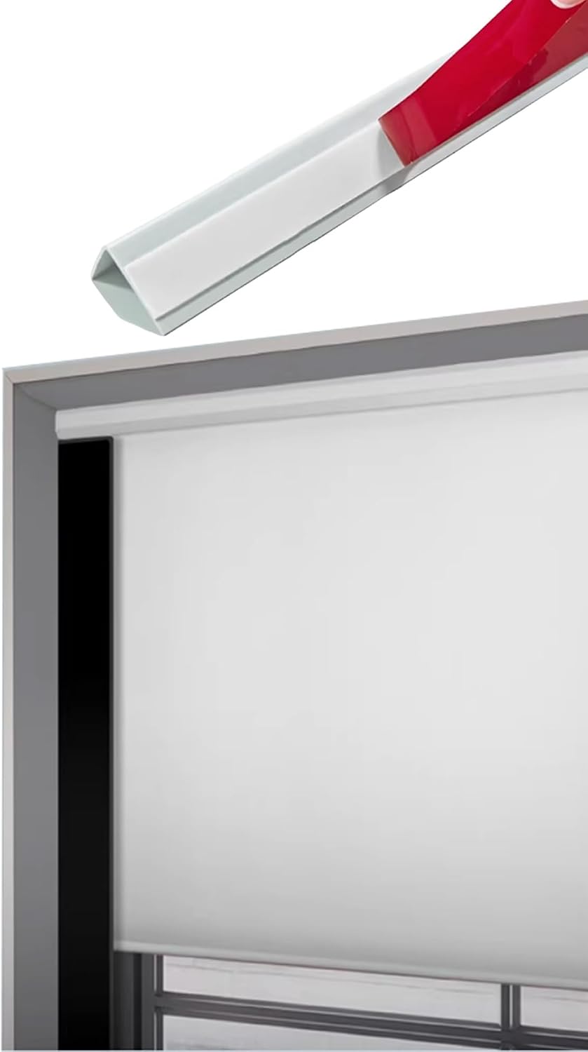 Light Blocking Strips for Window Shades and Blinds, Blackout PVC Side ...