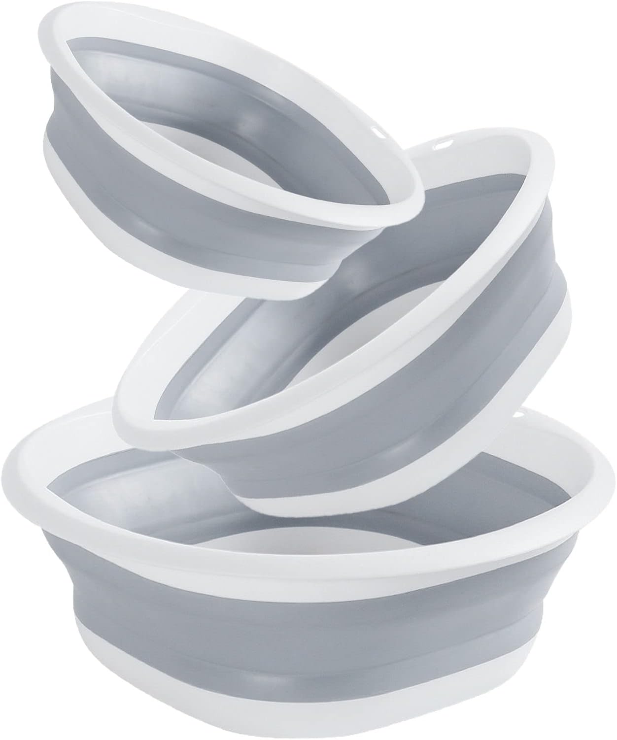 Amazon.com: Collapsible Wash Basin 9L, Foldable Dish Tub with Drain ...