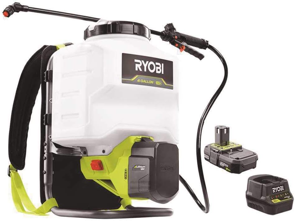 Amazon.com : RYOBI ONE+ 18-Volt Lithium-Ion Cordless 4 Gal. Backpack ...