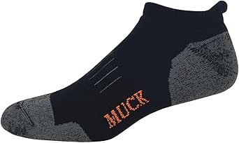MUCK Boot Mens Ultra Dri Low Cut Heel Tab Socks 2 Pair Pack at Amazon ...