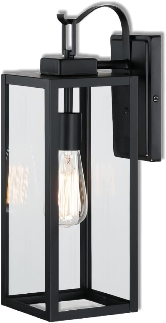 WISBEAM Large Outdoor Wall Light Fixture, 17.75in Exterior Wall ...