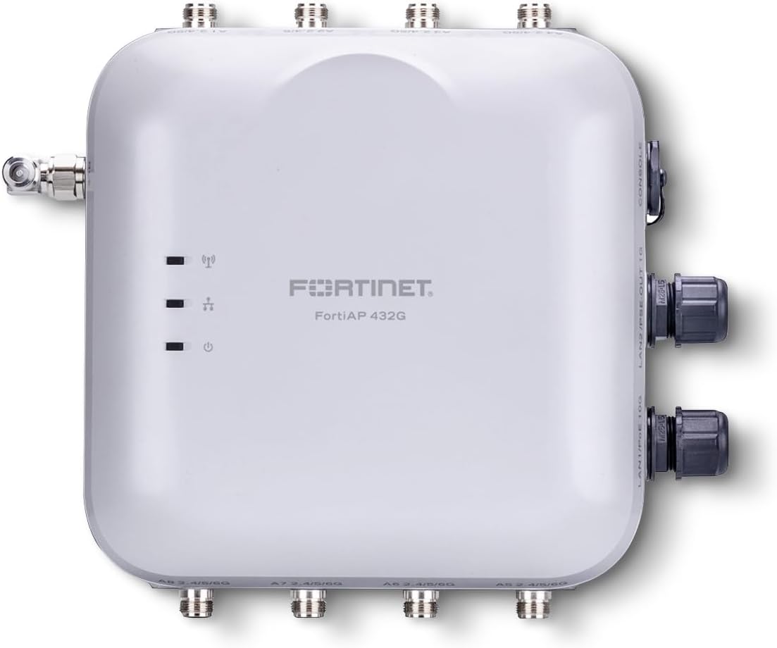 Amazon.com: Fortinet FortiAP 432G Ruggedized Indoor/Outdoor Wi-Fi 6E ...